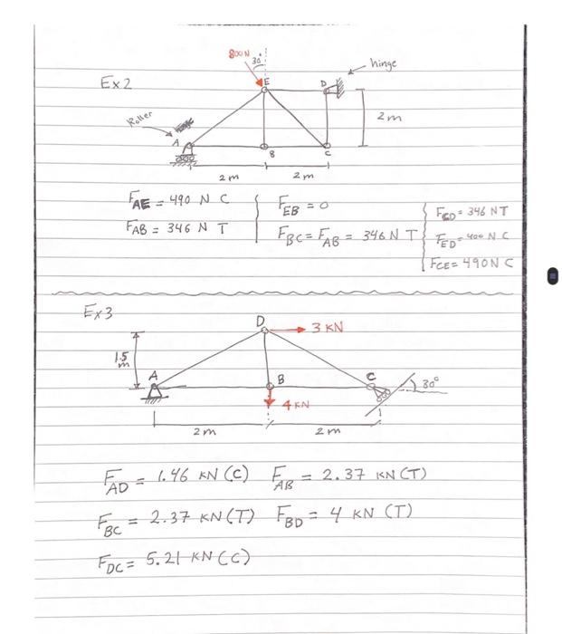 Solved solve Example 2 and 3 by using (joints )solve Example | Chegg.com