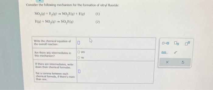 Solved Consider the following mechanism for the formation of | Chegg.com