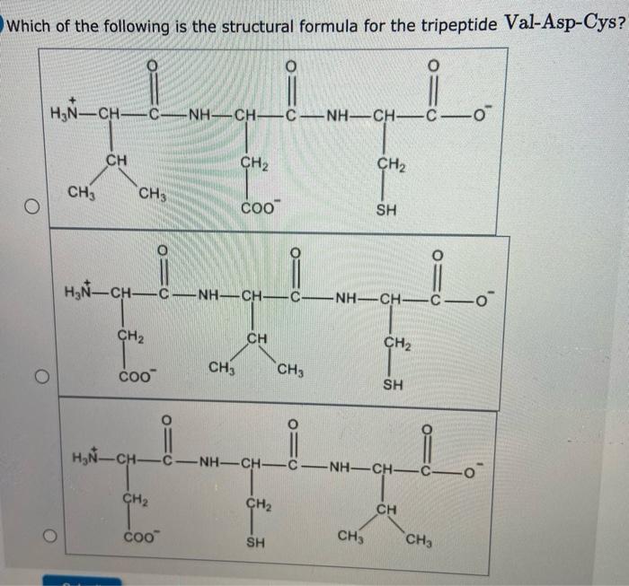 Solved Which of the following is the structural formula for | Chegg.com