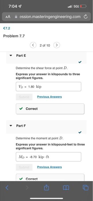 Solved distributed load w=600lb/ft. Follow the sign | Chegg.com