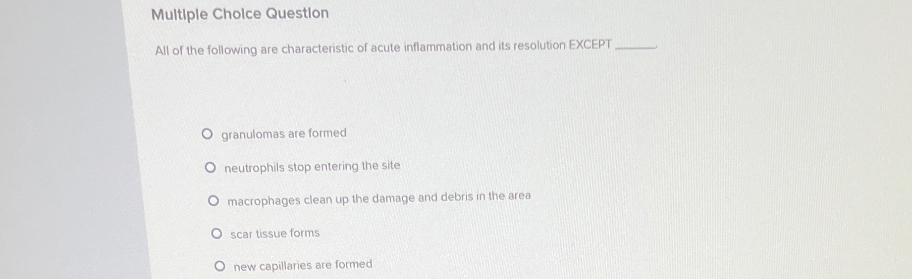 Solved Multiple Cholce QuestlonAll of the following are | Chegg.com