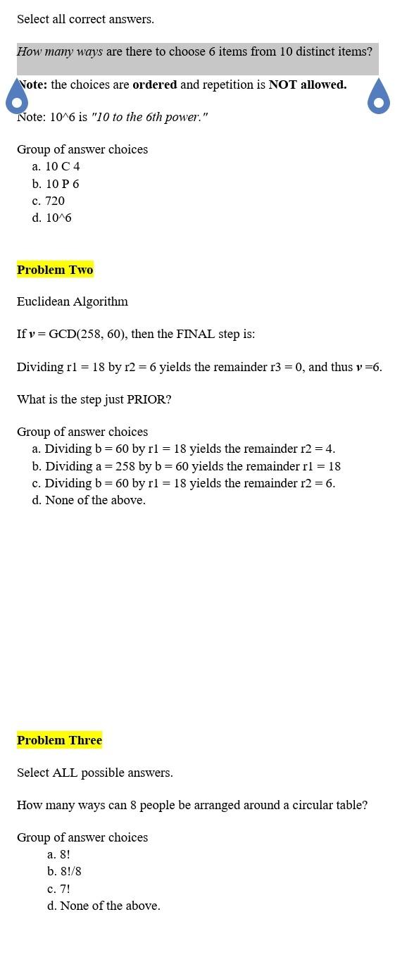 Solved Select all correct answers. How many ways are there | Chegg.com