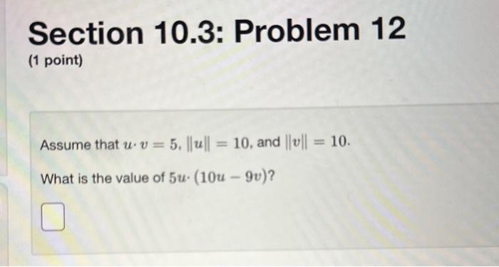 Solved Section 10.3: Problem 10 (1 point) A constant force | Chegg.com