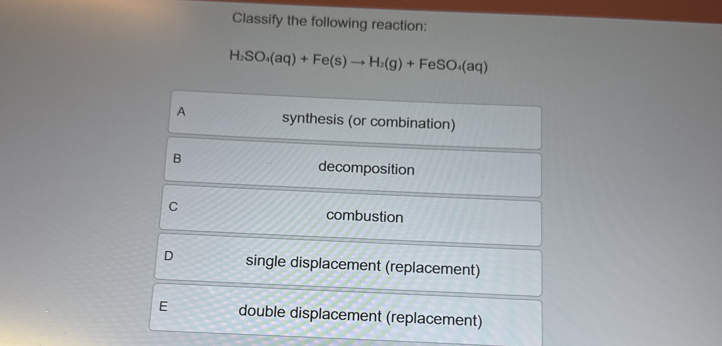 Solved Classify the following | Chegg.com