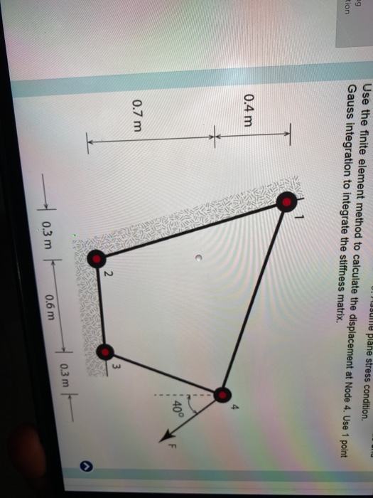 Solved Consider the 4-node isoparametric element subjected | Chegg.com