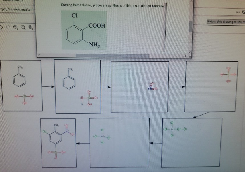 starting from toluene, propose a synthesis of | Chegg.com