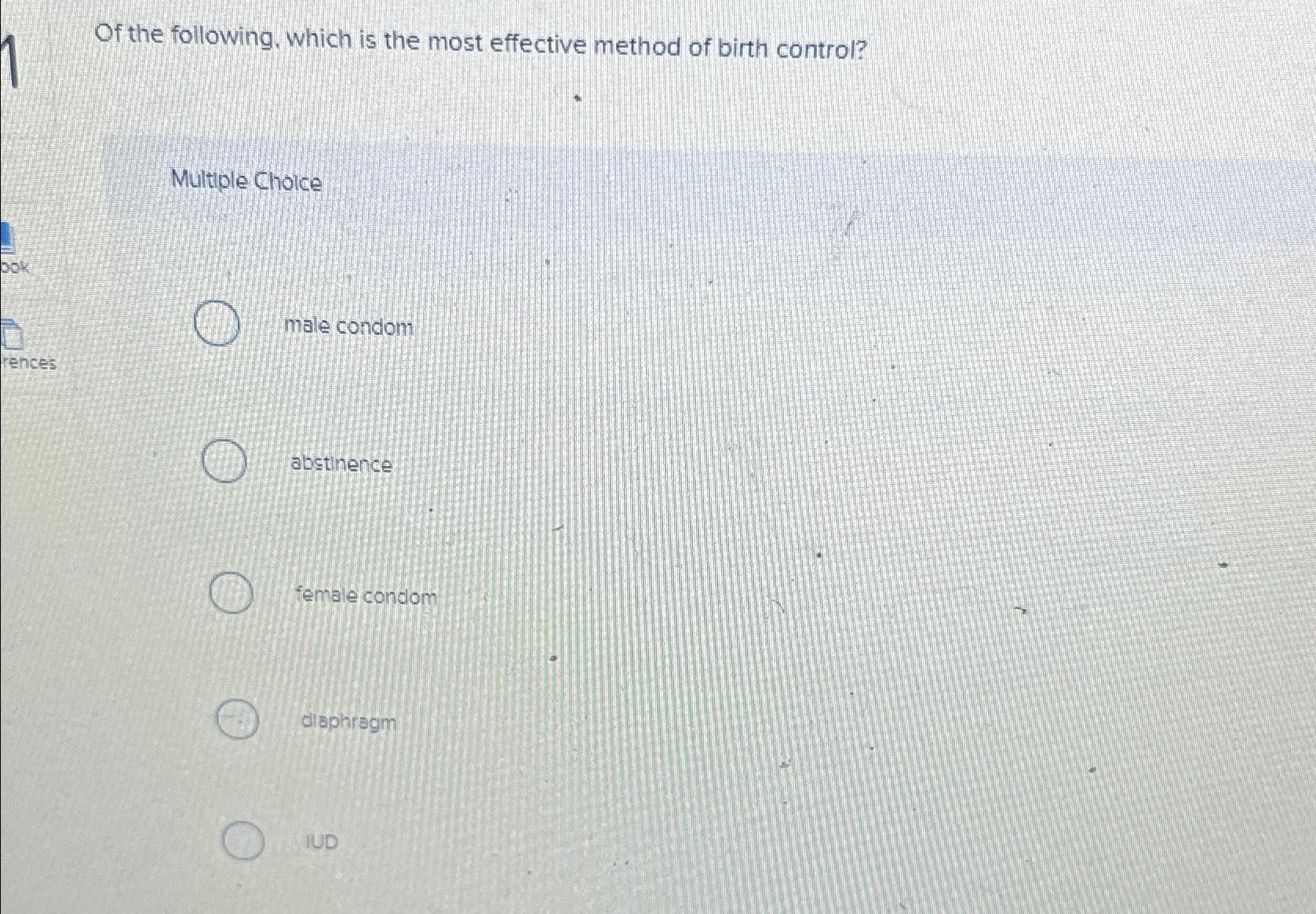 Of the following, which is the most effective method | Chegg.com