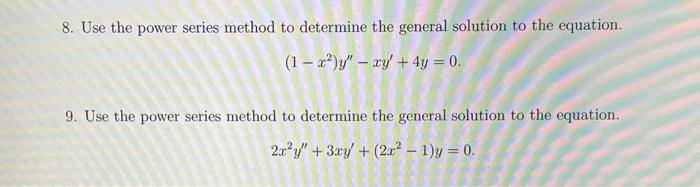 Solved show step-by-step for number eight in number nine | Chegg.com