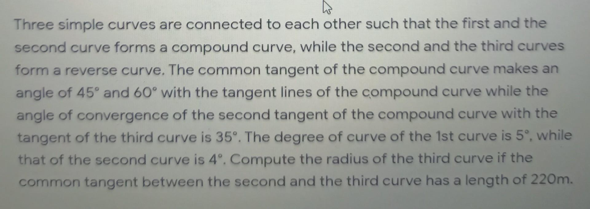 Solved Three simple curves are connected to each other such | Chegg.com