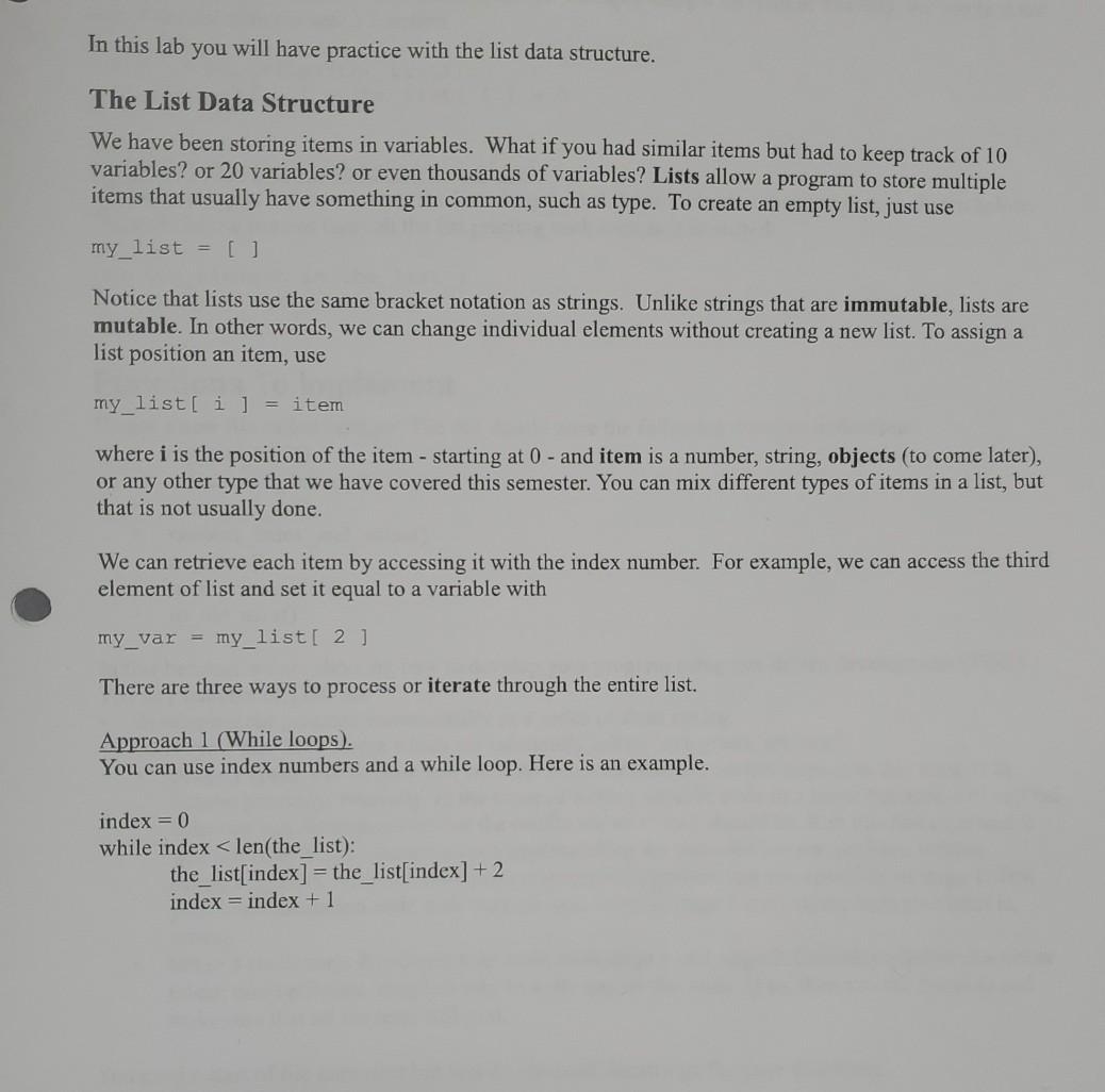 Solved Please Use Python 396 Please Use The Given Notation 1507