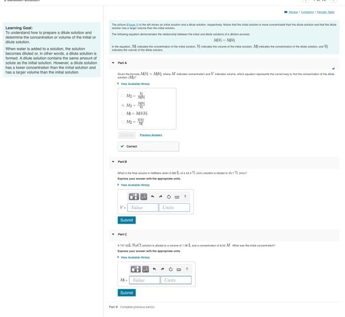 M107 Assignment Chapter 13 troduction to Solubility | Chegg.com