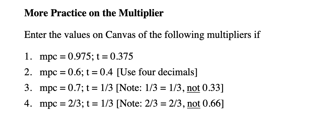 Solved More Practice on the MultiplierEnter the values on | Chegg.com