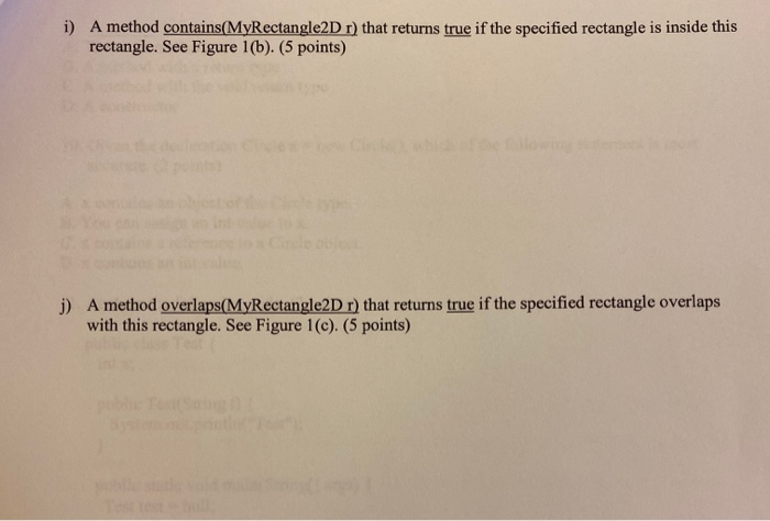7 Define The Myrectangle2d Class That Extends The