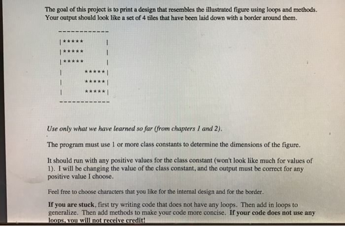 Programming Project 4 A useful technique for catching | Chegg.com