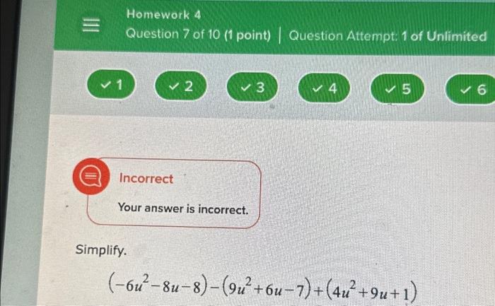 Solved Homework 4 Question 7 Of 10 1 Point Question