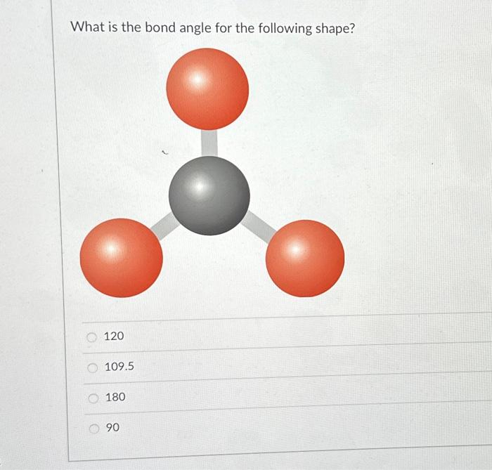 Solved The following shape would be tetrahedral linear | Chegg.com