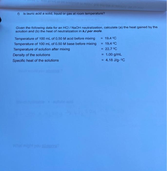 Solved 9 A pure liquid, C, was found to be insoluble in | Chegg.com