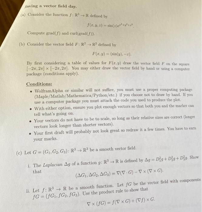 Solved (a) Consider the function f:R3→R defined by | Chegg.com