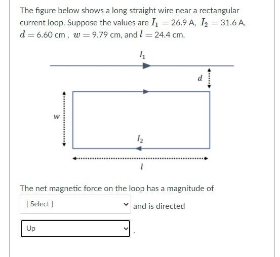 Solved The figure below shows a long straight wire near a | Chegg.com