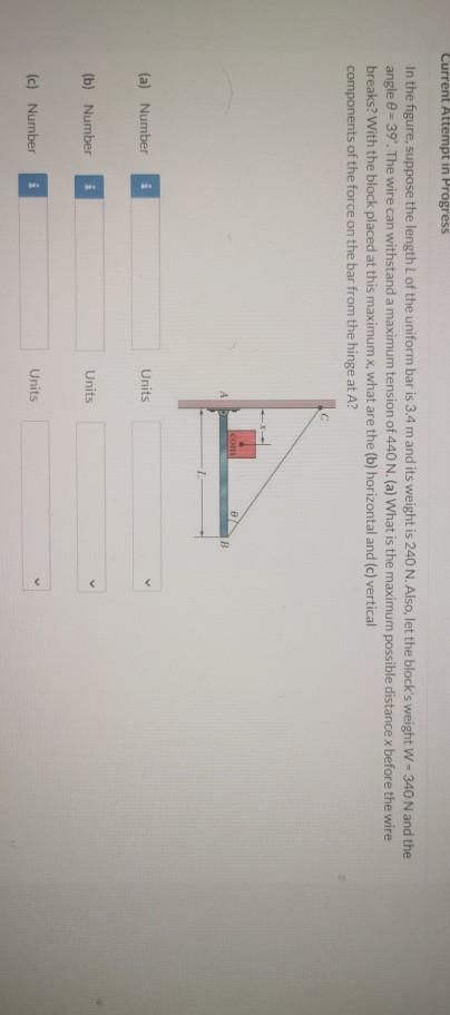 Solved Current Attempt in Progress In the figure, suppose | Chegg.com