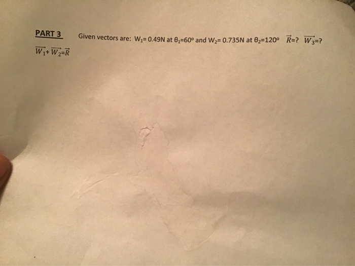 Solved Add two given vectors W, and W2 to get resultant | Chegg.com