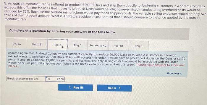Solved Problem 13-18 (Static) Relevant Cost Analysis in a | Chegg.com