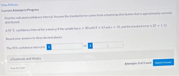 Solved View Policies Current Attempt in Progress Find the | Chegg.com