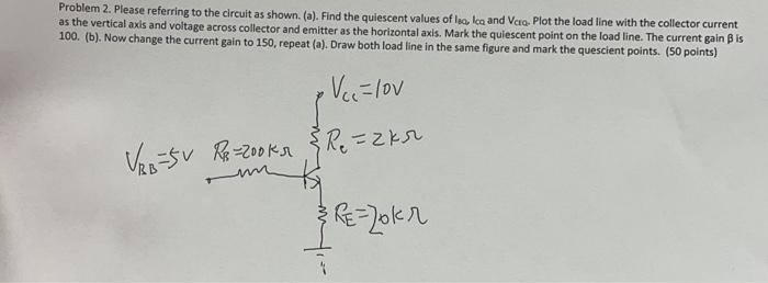Solved Problem 2. Please referring to the circuit as shown. | Chegg.com