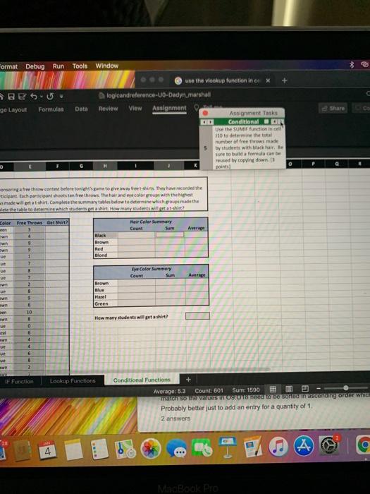 Solved use the sumif function in cell j10 to determine | Chegg.com