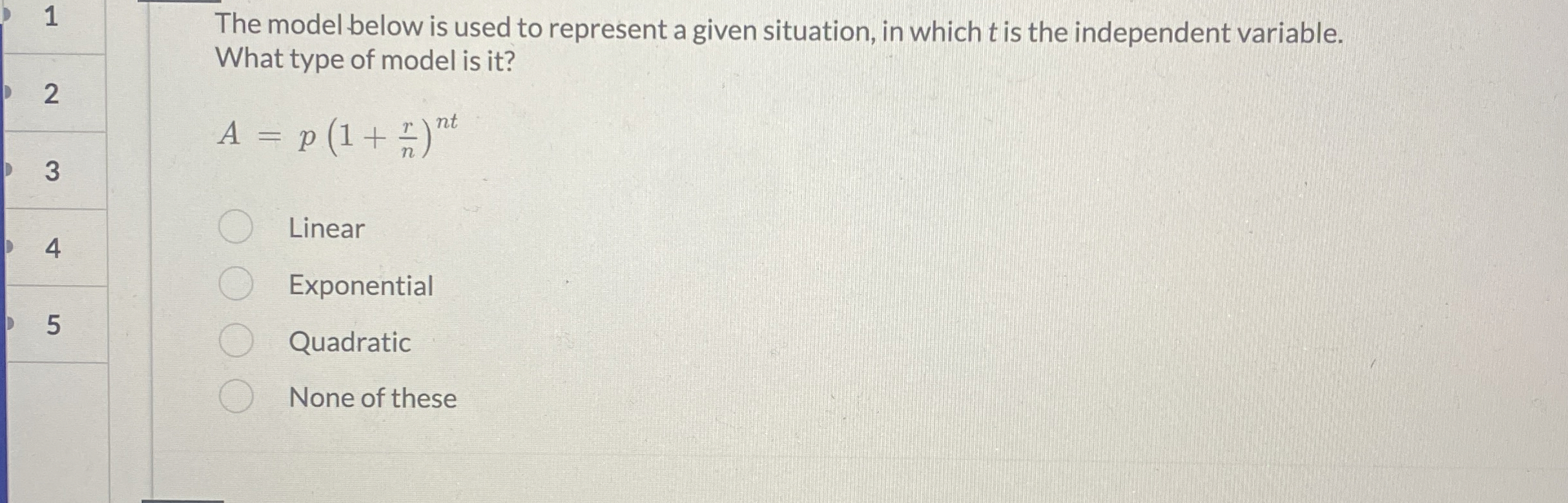 Solved 1The model below is used to represent a given | Chegg.com