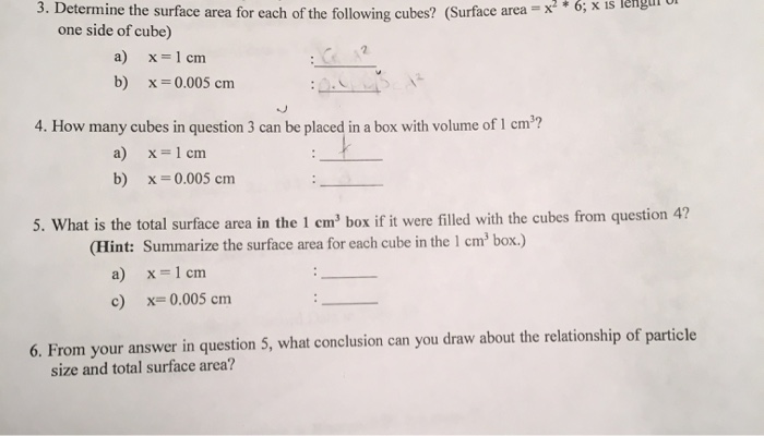 Solved 3. Determine the surface area for each of the | Chegg.com