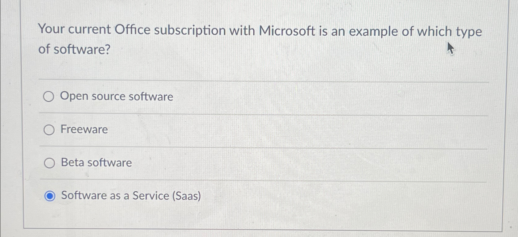 Solved Your current Office subscription with Microsoft is an | Chegg.com