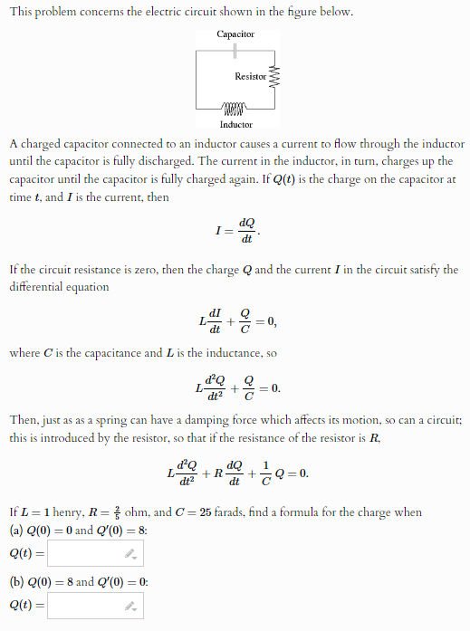 Solved This problem concerns the electric circuit shown in | Chegg.com