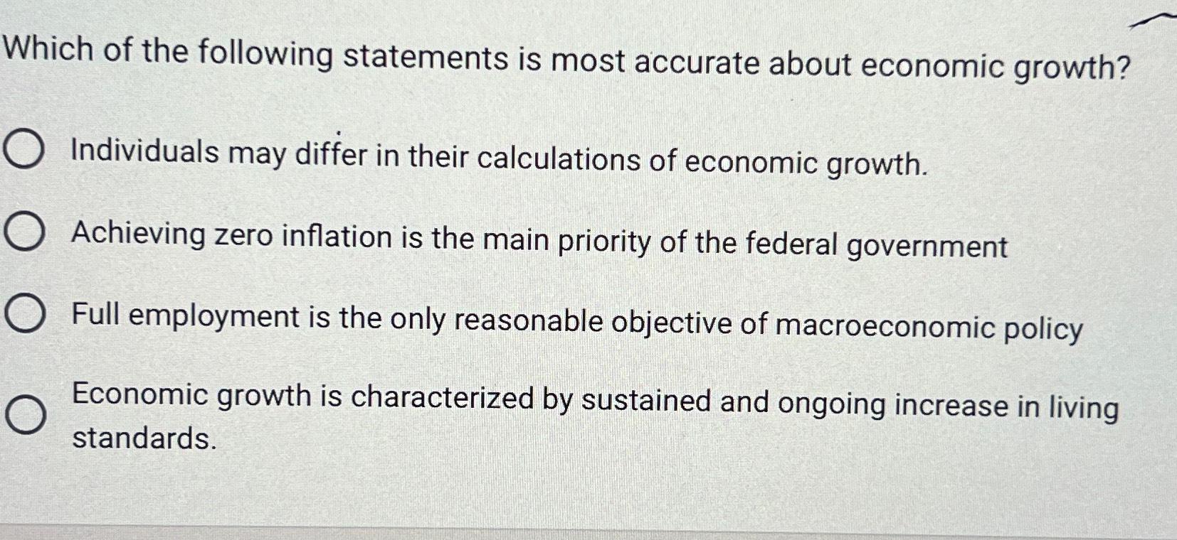 Solved Which of the following statements is most accurate | Chegg.com