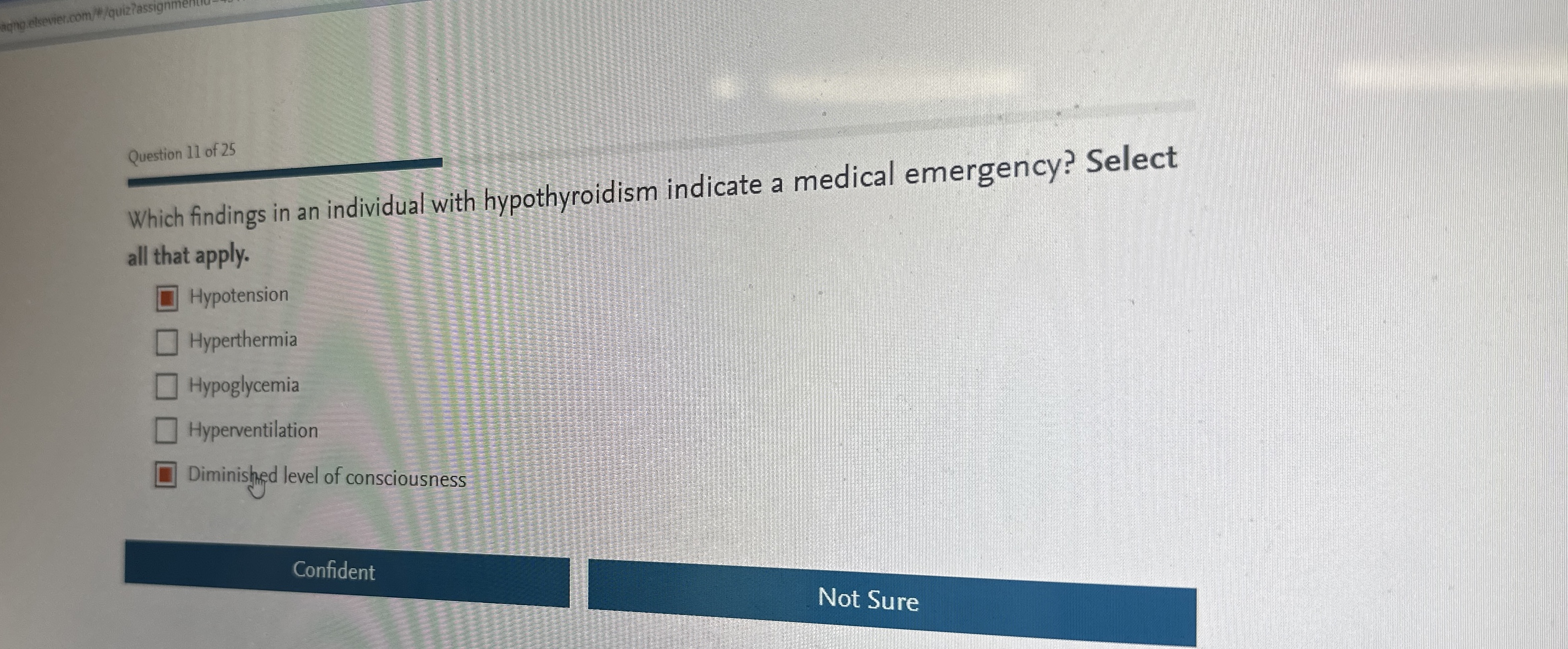 High Quality SOLUTION Question 11 ﻿of 25Which findings in an individual | Chegg.com
