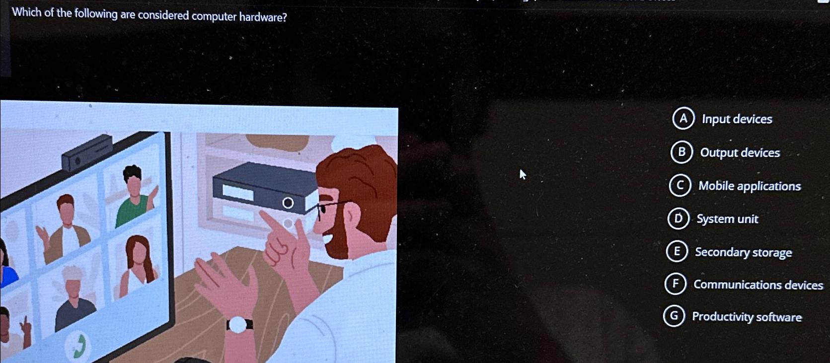 Solved Which of the following are considered computer | Chegg.com