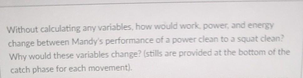 Solved Bar Path Catch Position Time to catch: Displacement: | Chegg.com