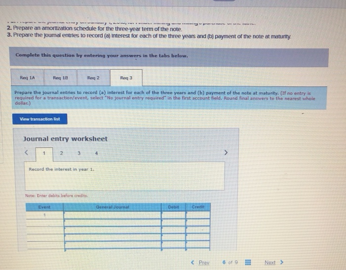 Solved Exercise 14-17 Note with unrealistic interest rate; | Chegg.com