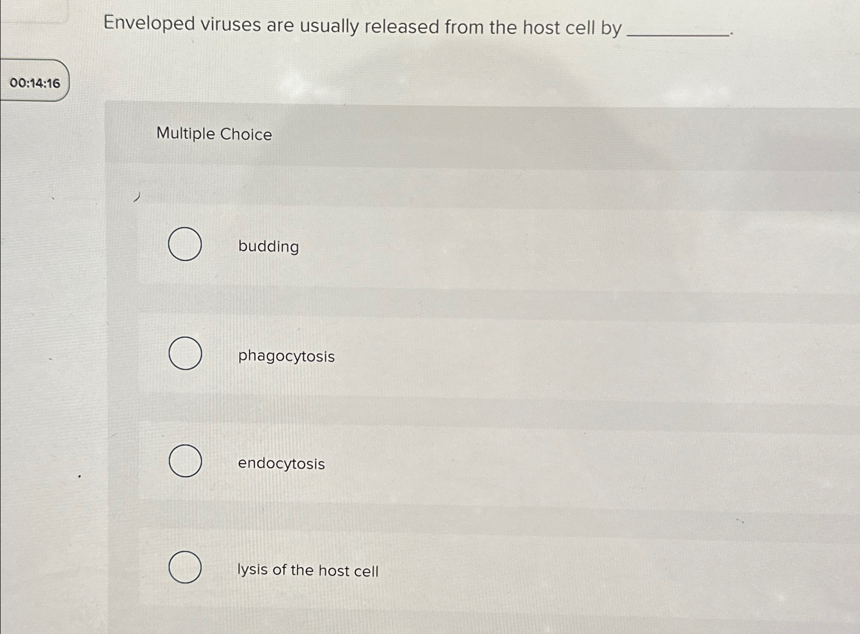 Solved Enveloped viruses are usually released from the host | Chegg.com