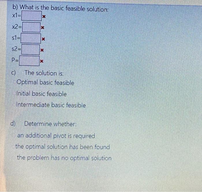 Solved the topic is : linear programming ( simplex method | Chegg.com