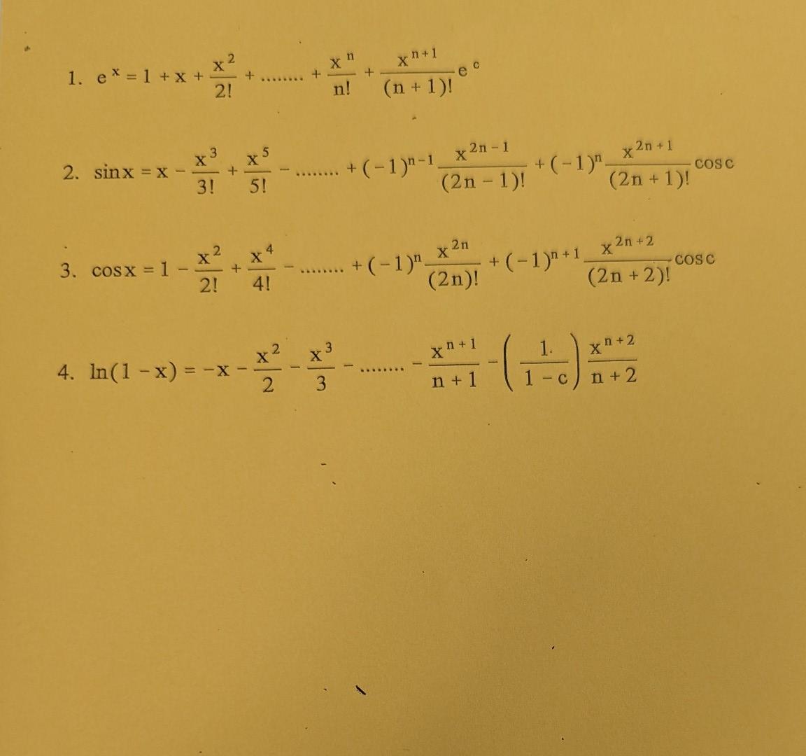 Solved Use Taylor polynomial approximations to avoid the | Chegg.com
