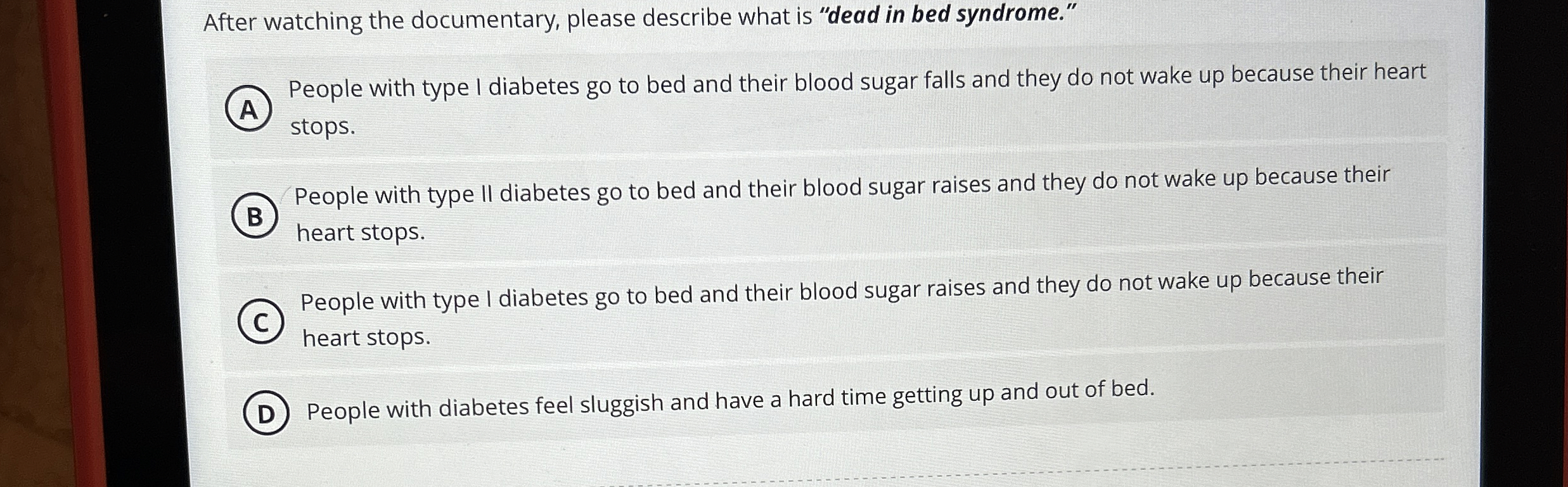 Solved After watching the documentary, please describe what | Chegg.com