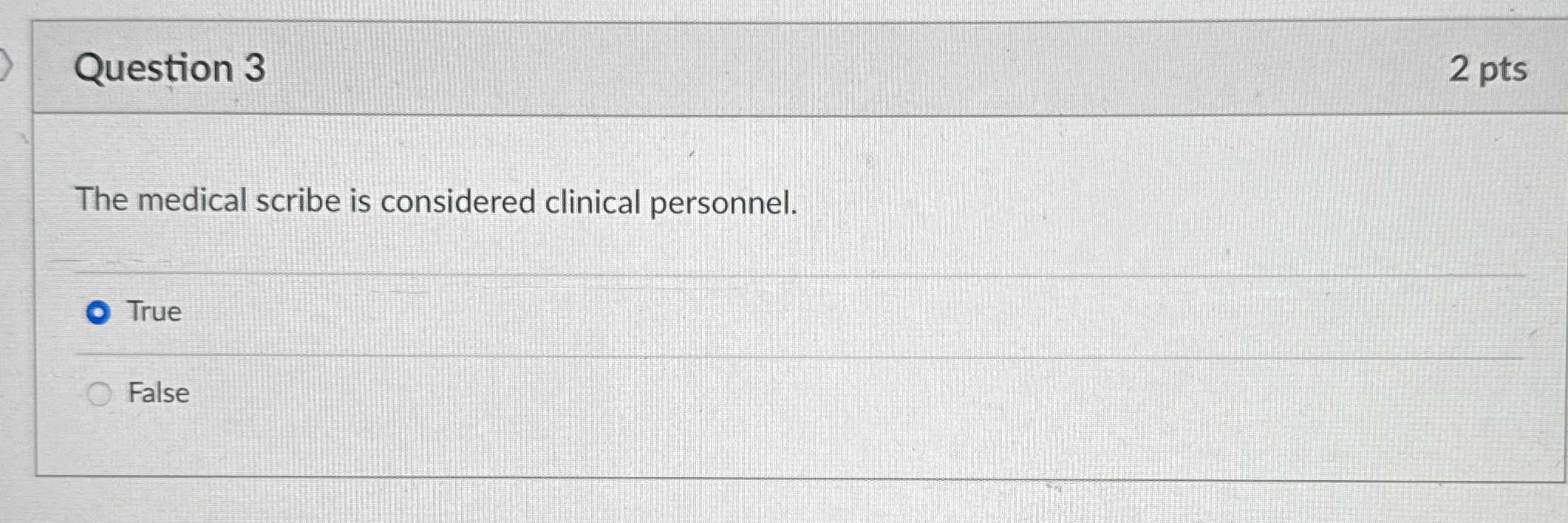 Solved Question 32 ﻿ptsThe medical scribe is considered | Chegg.com
