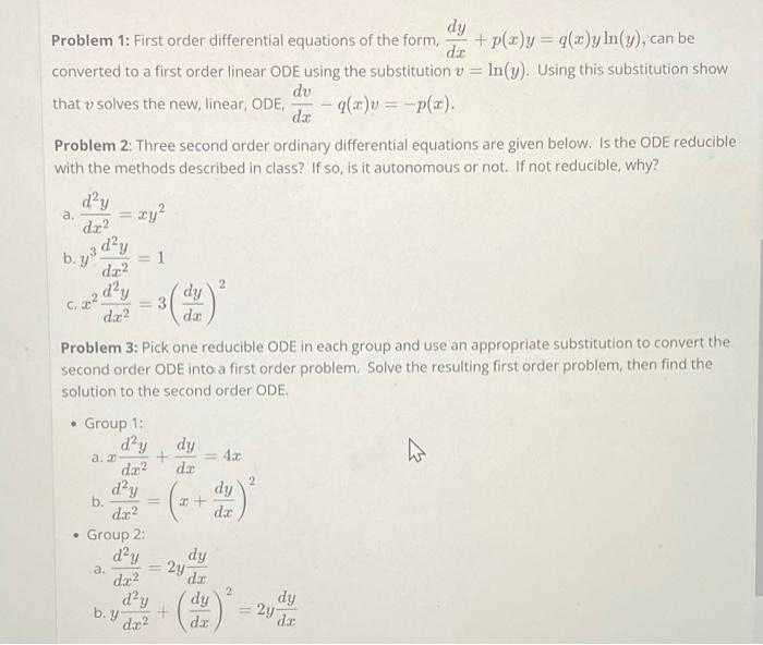 Solved can i get help woth these 3 problems Problem 1Problem | Chegg.com