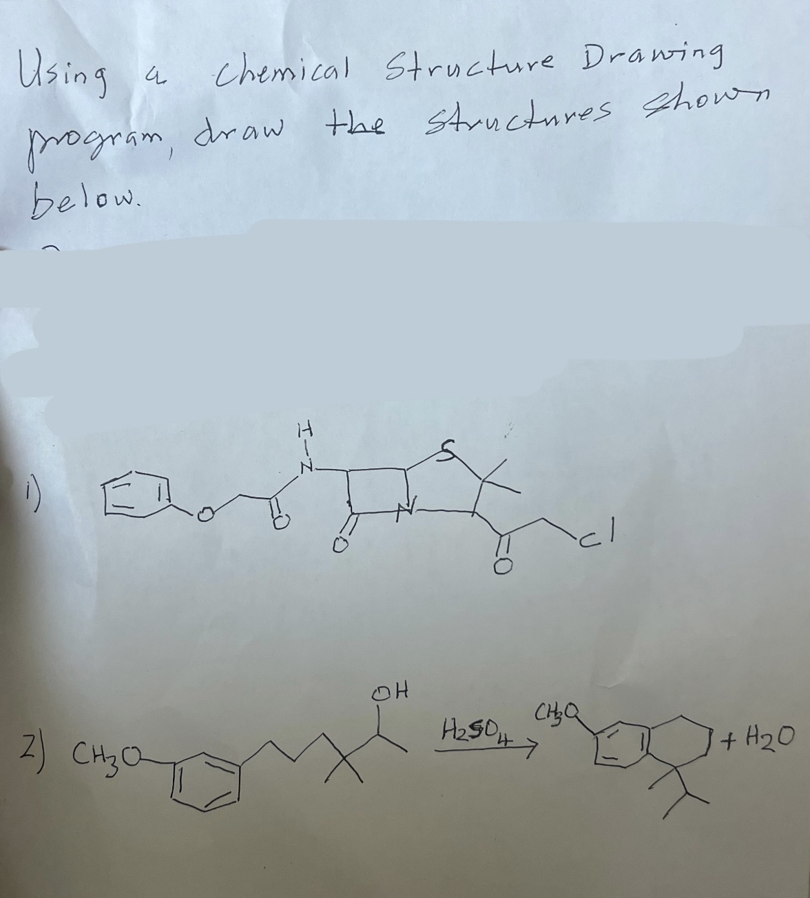 Solved Using a Chemical Structure Drawing program, draw the | Chegg.com