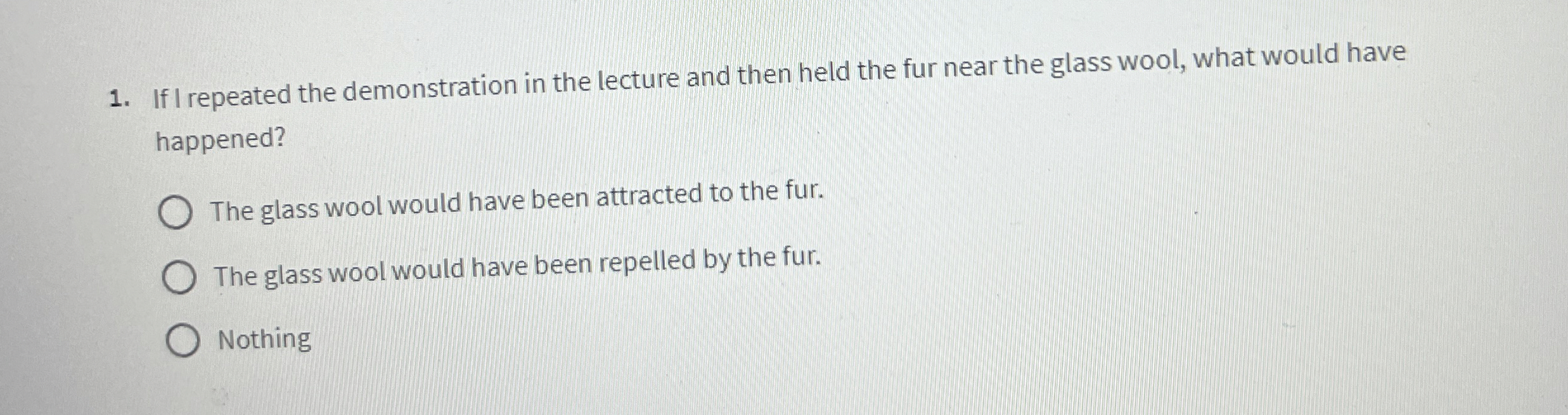Solved If I repeated the demonstration in the lecture and | Chegg.com