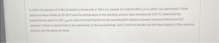 Solved A 100.0 mL sample of 0.300MNaOH is mixed with a 100.0 | Chegg.com