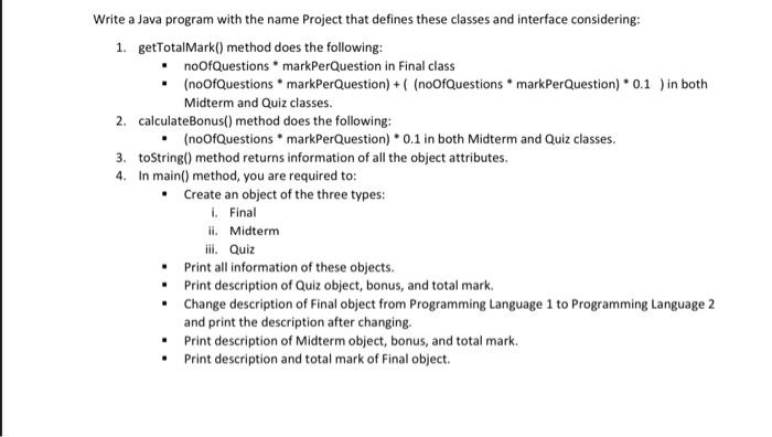 Solved write the code in java all the pictures for 1 | Chegg.com