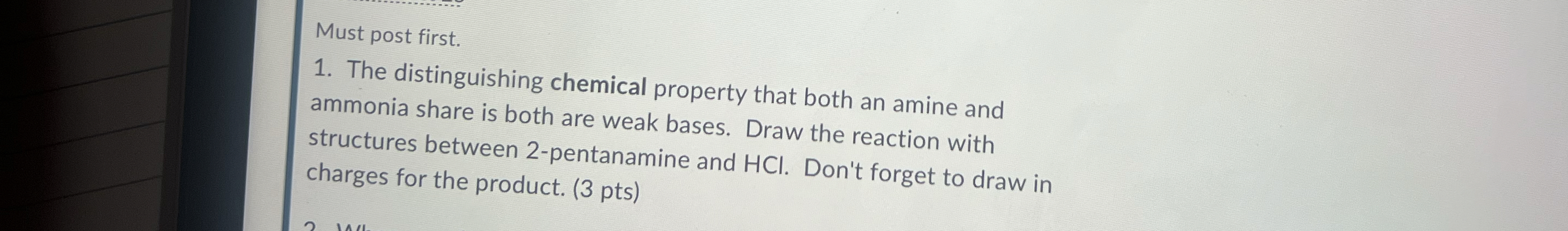 Solved Must post first.The distinguishing chemical property | Chegg.com