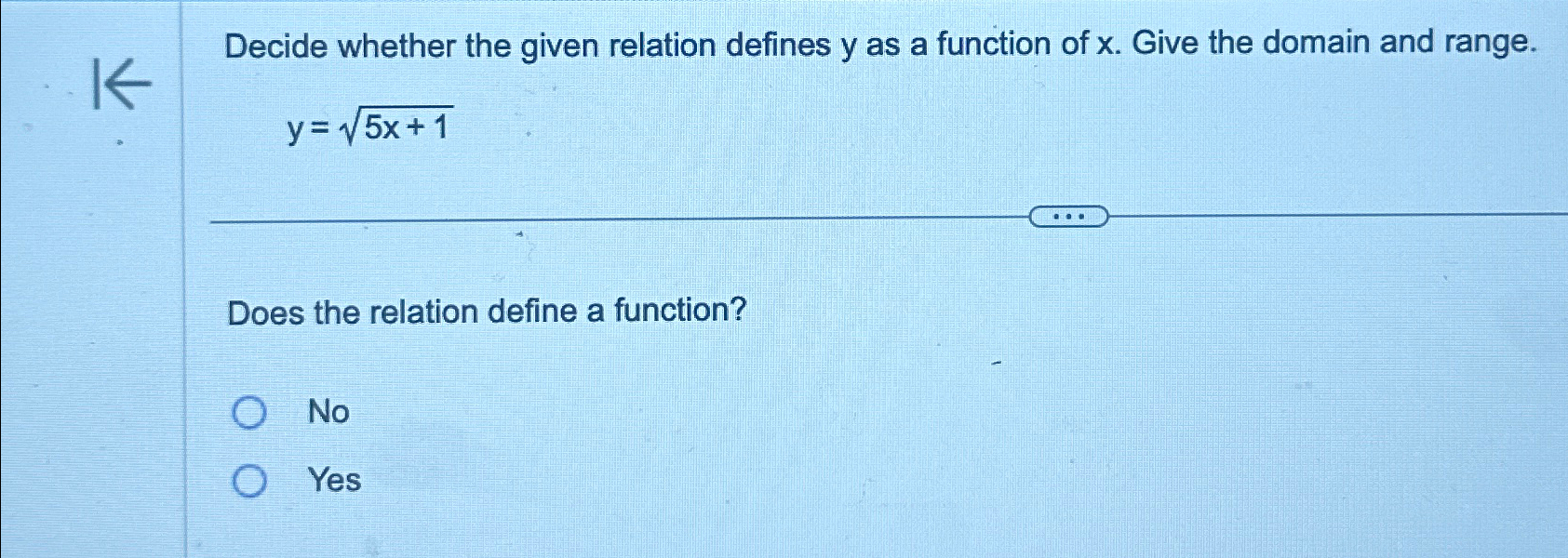 Solved Decide whether the given relation defines y ﻿as a | Chegg.com